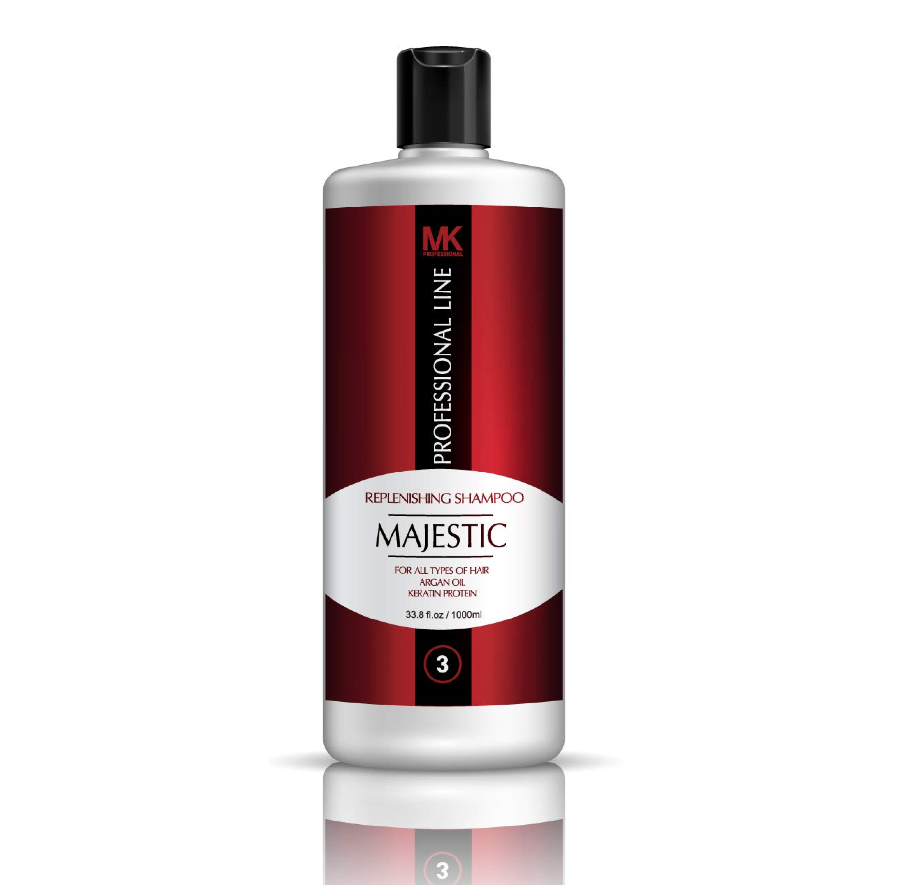 MK Professional Majestic Replenishing Keratin Shampoo 1000ml ...