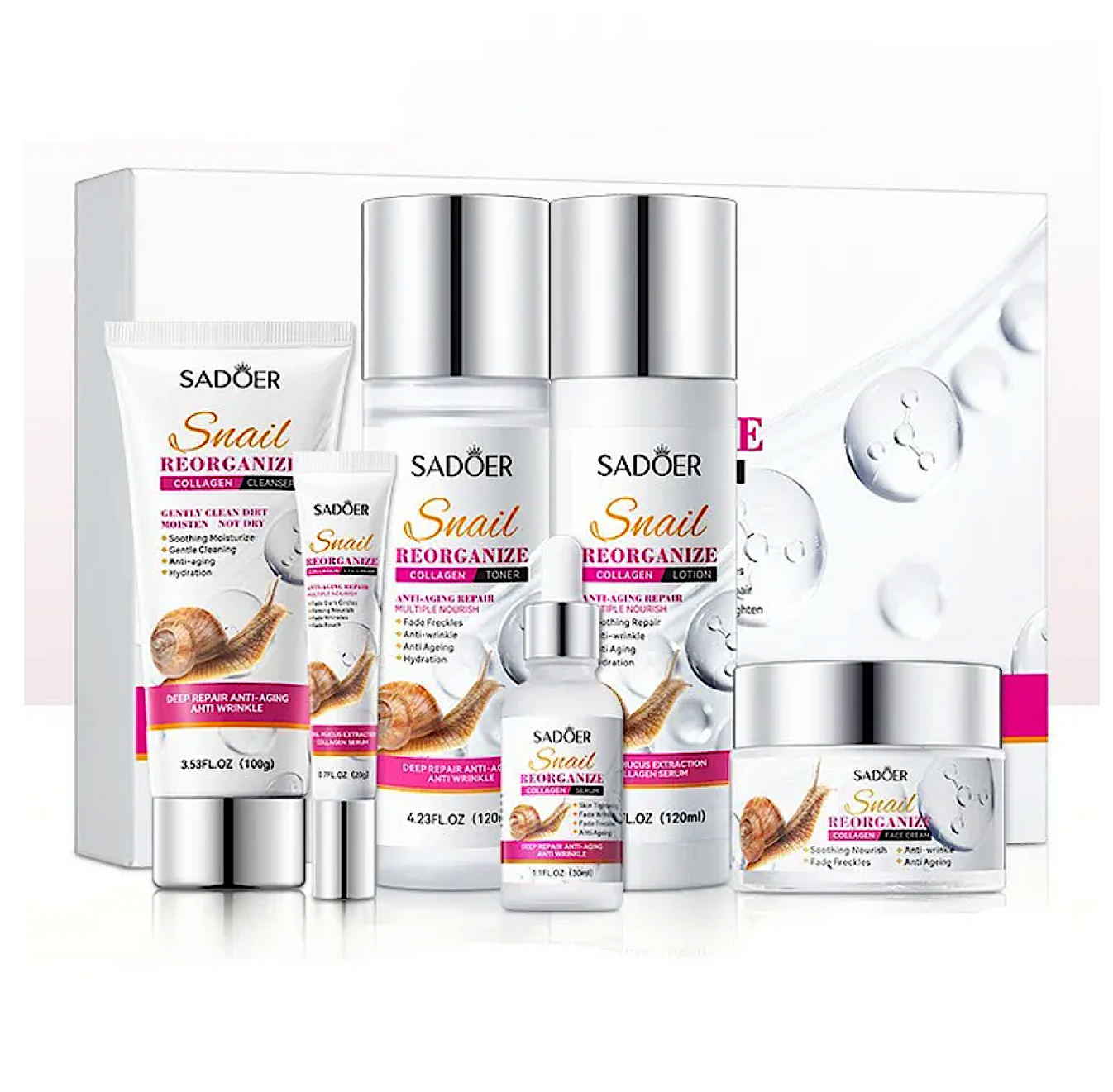 Sadoer Snail Reorganize Collagen Pack – Everything Keratin